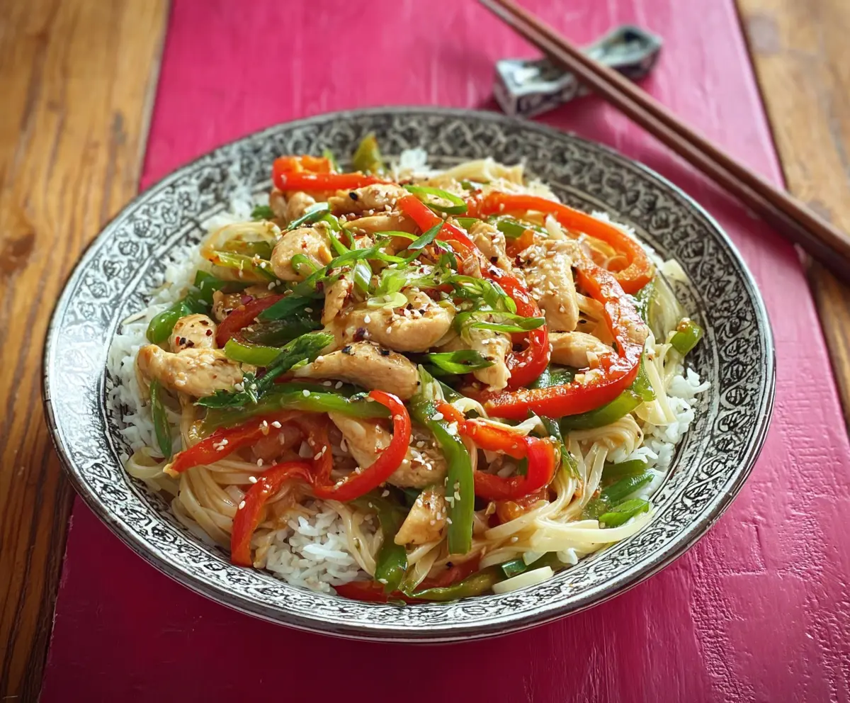 Easy Garlic Chicken Stir Fry