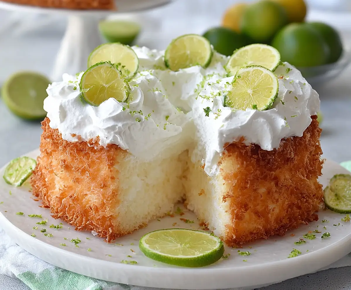 Best Key Lime Angel Food Cake Recipe