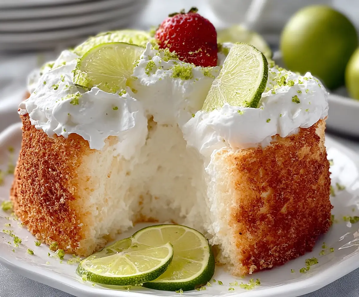 Best Key Lime Angel Food Cake Recipe