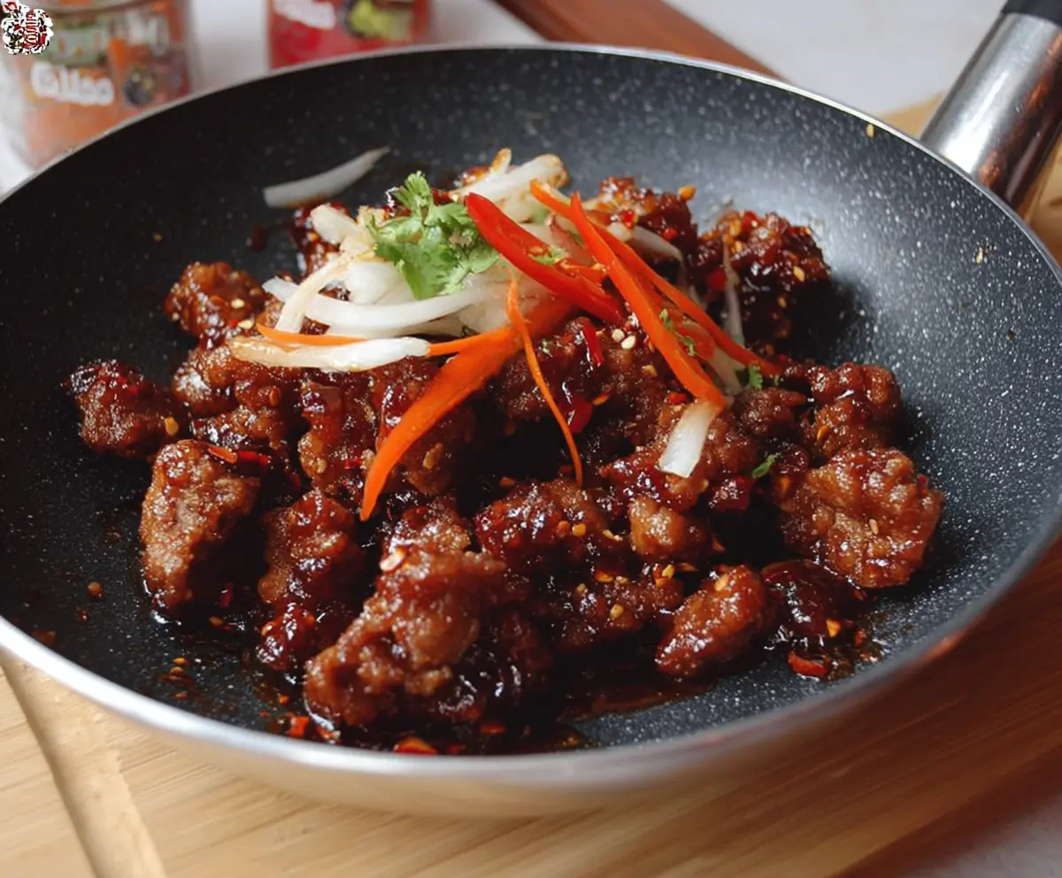 Crispy Chilli Beef with Sweet Chilli Sauce