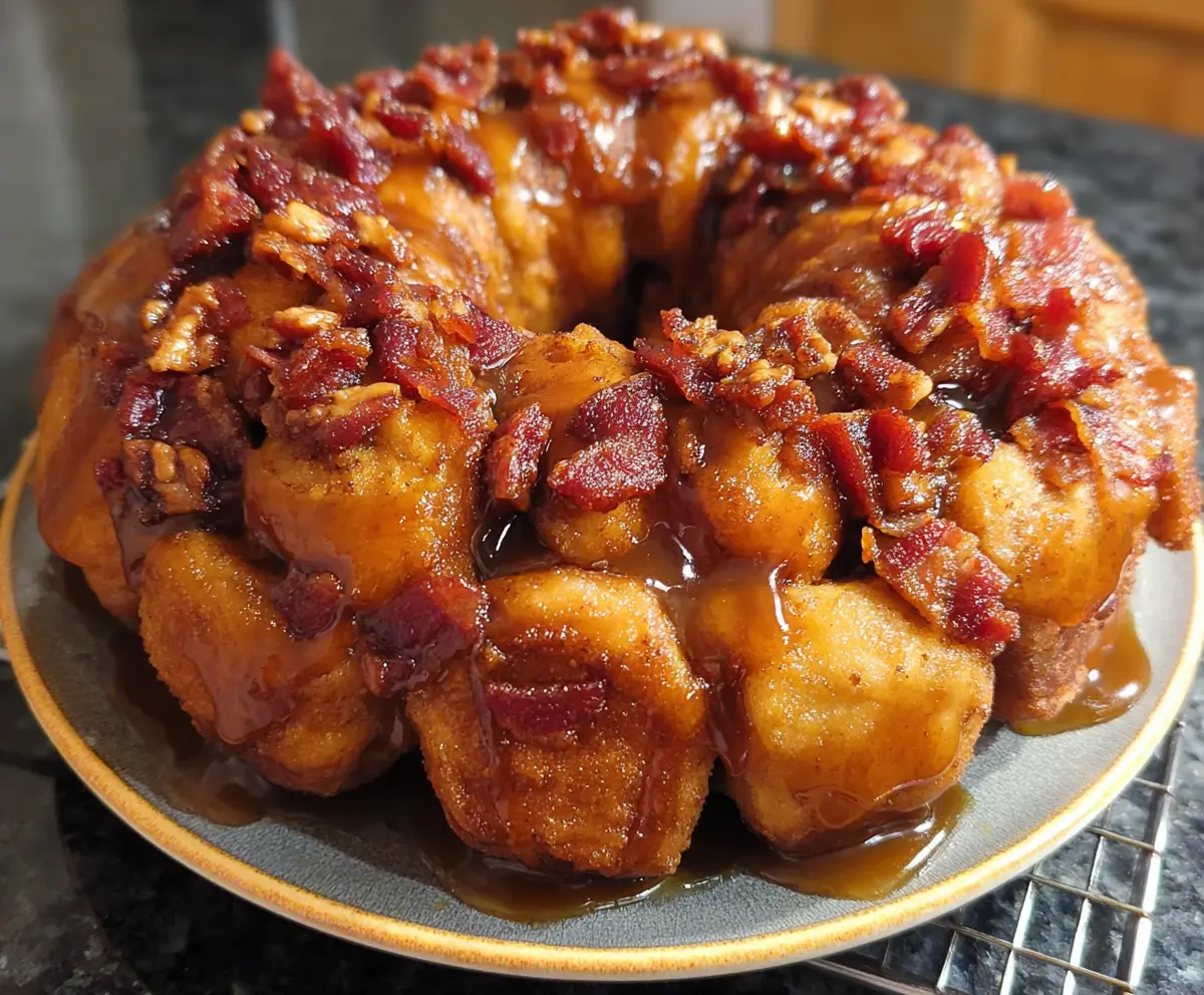 Easy Maple Bacon Monkey Bread