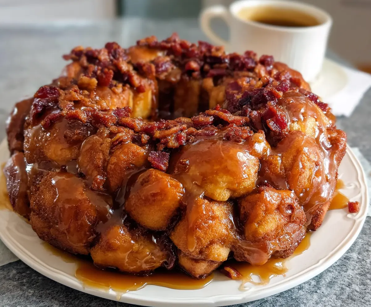 Easy Maple Bacon Monkey Bread