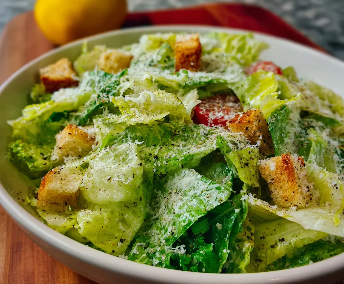 Crunchy Lemon Parmesan Salad Recipe