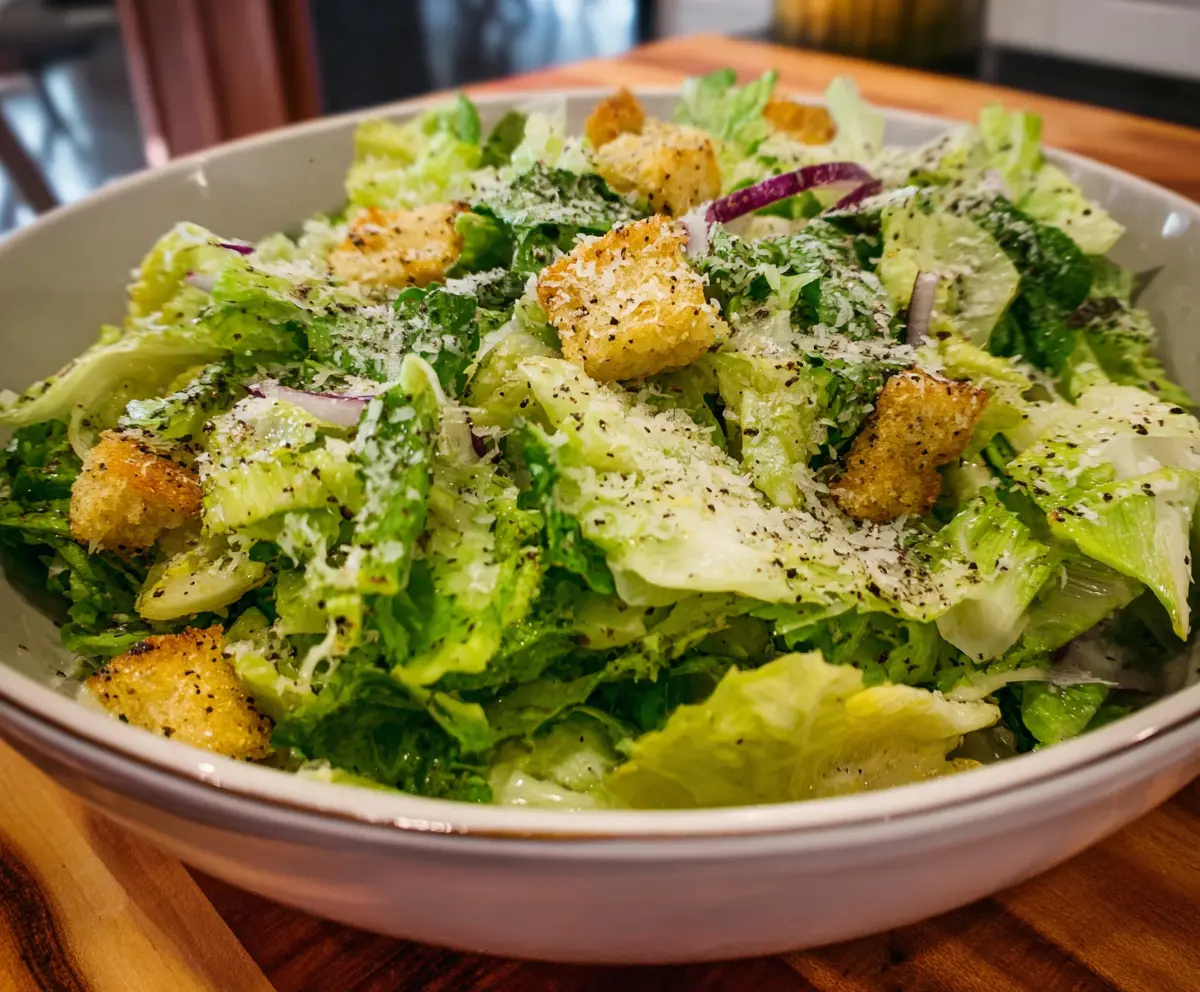Crunchy Lemon Parmesan Salad Recipe