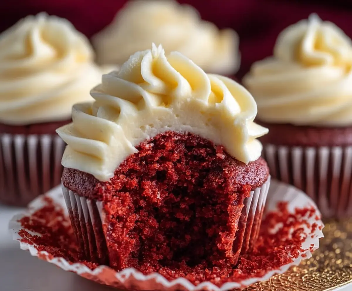 Easy Small Batch Red Velvet Cupcakes